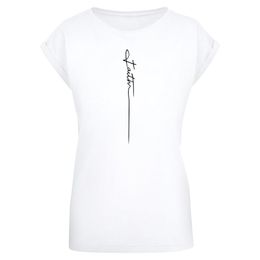 Merchcode Damen T-Shirt &raquo; Damen Ladies Faith Extended Shoulder Tee&laquo; 1 Stk. M