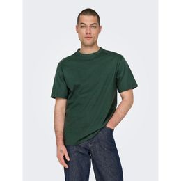 Only & Sons Only & Sons Damen ONLY & SONS Rundhalsshirt &raquo;ONSFRED RLX SS TEE&laquo; Baumwolle, relaxed fit gr&uuml;n XXL