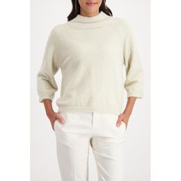 monari Damen Stehkragenpullover &raquo;Pullover Lurex&laquo; Regular fit mit Rundhalsausschnitt 38