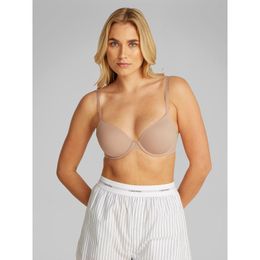 Calvin Klein Underwear Damen B&uuml;gel-BH &raquo;LL FULL COVERAGE&laquo; mit Logo an den Riemen beige 80, Cup C