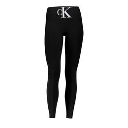 Calvin Klein Jeans Damen Leggings &raquo;CKJ WOMEN LEGGING 1P HIGH-WAIST MONOGRAM&laquo; Komfortabler Bund schwarz XL, N-Gr