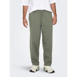 Only & Sons ONLY & SONS Sweathose &raquo;ONSCERES WIDE PANT NOOS&laquo; Baumwollmischung Castor Gray S - N-Gr N-Gr S Bequeme Sweathose von Only & Sons