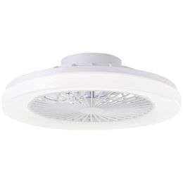 Brilliant LED Deckenleuchte &raquo;Siano&laquo; LED-Modul 1 Stk. warmwei&szlig; - kaltwei&szlig; LED-Ventilator, dimmbar, CCT, 48 cm, 4400 lm
