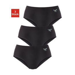 Petite Fleur Damen Petite Fleur Formslip 3er-Pack, Bodyforming Slip aus elastischer Baumwolle schwarz 32/34