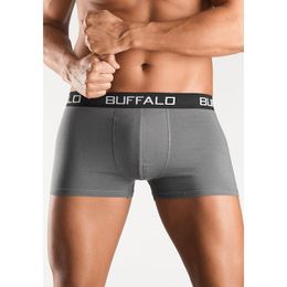 Buffalo Herren Boxer &raquo;Boxershorts f&uuml;r Herren&laquo; Packung, 4 Stk. aus Baumwoll-Mix bunt S, 4 Stk.