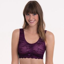Anita Since 1886 Damen Anita since 1886 Bralette &raquo;Essential Lace&laquo; mit Spitze, herausnehmbare Schaumcups, feminin, atmungsaktiv lila S, N-Gr
