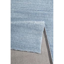 Esprit Teppich &raquo;Loft ESP-4223&laquo; rechteckig 20 mm H&ouml;he Wohnzimmer, gro&szlig;e Farbauswahl, sehr weicher Flor, dicht gewebt, robust blau Kunstfaser