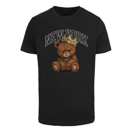 MisterTee Damen MisterTee T-Shirt &raquo;MisterTee NY Crowned Bear Tee&laquo; 1 Stk. 4XL