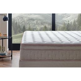Yatas Bedding Taschenfederkernmatratze &raquo;Matratze Yatas Royal, Matratze in 90x200 cm und weiteren Gr&ouml;&szlig;en&laquo; 28 cm hoch 435 Federn 1 Stk. tlg. 7-Zonen, H3, ergonomisch,