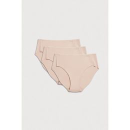 Ysabel Mora Damen YSABEL MORA Shapingslip 3er Pack, aus verst&auml;rktem Material und mit bedeckter Passform beige L