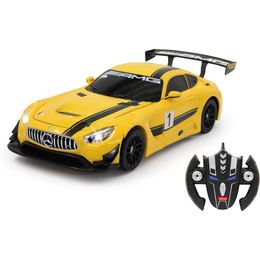 Jamara RC-Auto &raquo;Deluxe Cars, Mercedes-AMG GT3, 1:14, gelb, 2,4GHz&laquo; mit Lautsprecher gelb RC-Auto