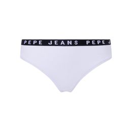 Pepe Jeans Damen String &raquo;Logo Thong&laquo; wei&szlig; M