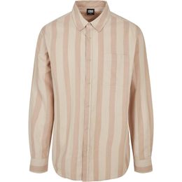 Urban Classics Damen Urban Classics Langarmhemd &raquo; Herren Striped Shirt&laquo; 1 Stk. S, US-Gr&ouml;&szlig;en