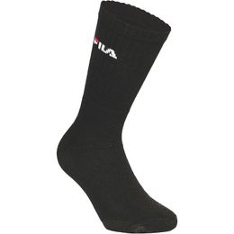Fila Damen Sportsocken &raquo;UNISEX CREW TENNIS FULL TERRY SOCKS&laquo; 6 Stk. tlg. mit eingestrickem Logo schwarz-wei&szlig; 43-46