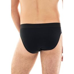 Bruno Banani Herren Slip &raquo;Flowing&laquo; 2er Pack, mit Logobund schwarz XL
