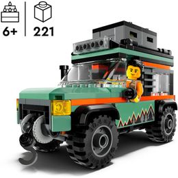 Lego Konstruktionsspielsteine &raquo;Offroad Gel&auml;ndewagen (60447), Lego City&laquo; Made in Europe bunt Konstruktionsspielsteine