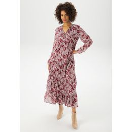 Aniston Casual Damen Aniston CASUAL Maxikleid mit farbharmonischem Paisley-Muster rot 38, N-Gr