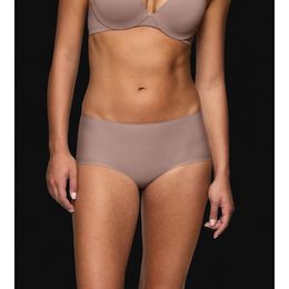 Triumph Damen Panty &raquo;Body Make-Up Illusion&laquo; nahtlos, Microfaser, weicher Bund, gepr&auml;gtes Logo braun 40