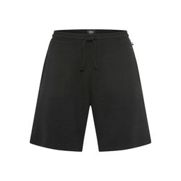 BOSS Damen BOSS Shorts mit elastischem Bund, in Ripp-Qualit&auml;t L, N-Gr