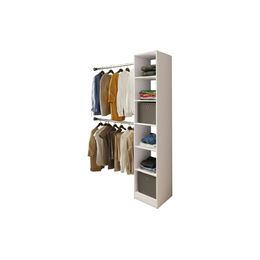 H&ouml;ffner Kompaktgarderobe Dacho wei&szlig; Ma&szlig;e (cm): B: 38 H: 194 T: 40.0 &raquo; H&ouml;ffner
