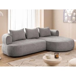 Home Affaire Ecksofa &raquo;LUSSAC L-Form Design-Sofa mit Zierkissen, Ma&szlig;e B/T/H: 257/159/78 cm&laquo; hoher Sitzkomfort und modernes Design, Sofa ohne 