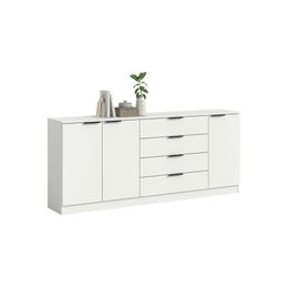 H&ouml;ffner Sideboard Kopenhagen &brvbar; wei&szlig; &brvbar; Ma&szlig;e (cm): B: 185 H: 80 &raquo; H&ouml;ffner