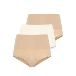 Jockey Damen Slip &raquo;Tummy Smoothing&laquo; 3er Pack, mit Shapingeffekt, No-Roll-Bund, elastisch S