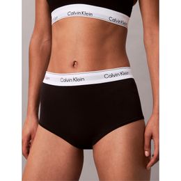 Calvin Klein Underwear Damen Panty &raquo;MODERN COTTON&laquo; mit breitem B&uuml;ndchen schwarz S (36)