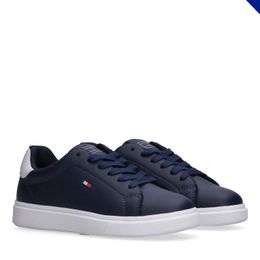 Tommy Hilfiger M&auml;dchen Sneaker Schn&uuml;rschuh, Halbschuh Retro Sneaker mit Logoverzierung 35