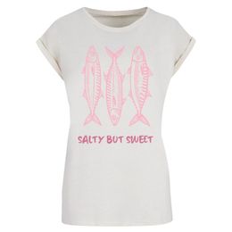F4NT4STIC Extended Shoulder T-Shirt Salty But Sweet Summer in Whitesand | Gr.: 4XL