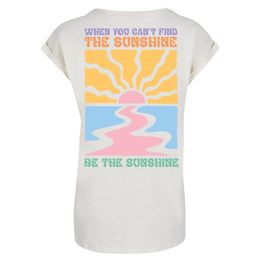 F4NT4STIC Extended Shoulder T-Shirt Be The Sunshine Color in Whitesand | Gr.: 3XL