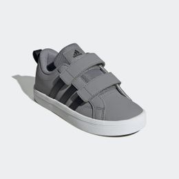Klettschuh adidas Sportswear "VS PACE 2.0 KIDS", Kinder, Gr. 34, schwarz-wei&szlig; (grau three, core schwarz, cloud wei&szlig;), Synthetik, Textil, Schuhe Klettschuh, f&uuml;r Kinder