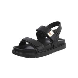 Ital-Design Sandale & Sandalette in Schwarz | Gr.: 38