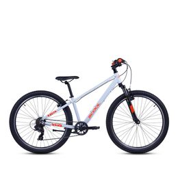 S'COOL Jugendfahrrad S&rsquo;COOL "S'COOL Xroc Pro 26-K7 Sky Grey/Neon Orange" Gr. 35, sky grau, neon orange, Fahrr&auml;der, Kinder, 35cm, 26 Zoll (66,04cm)