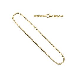 Goldkette Jobo, gelbgold 333, Halsketten, Damen, Gelbgold 333, L: 45, Goldkette, 333 Gold massiv 45 cm
