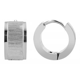 Adelia&acute;s Paar Creolen ADELIA&acute;S "Damen Creolen aus poliertem Edelstahl &Oslash; 9 mm", silber, Ohrringe, Damen, Damen, Edelstahl