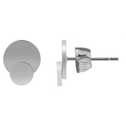 Adelia&acute;s Paar Ohrh&auml;nger ADELIA&acute;S "Damen Ohrstecker aus poliertem Edelstahl", gold, Ohrringe, Damen, Damen, Edelstahl