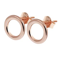 Adelia&acute;s Paar Ohrh&auml;nger ADELIA&acute;S "Damen Ohrstecker aus 925 Sterling Silber &Oslash; 11 mm", rosa (ros&eacute;), Ohrringe, Damen, Damen, Silber 925 (Sterlingsilber)