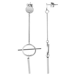 Adelia&acute;s Paar Ohrh&auml;nger ADELIA&acute;S "Damen Ohrh&auml;nger aus poliertem Edelstahl &Oslash; 15 mm", silber, Ohrringe, Damen, Damen, Edelstahl