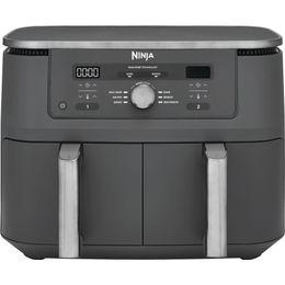 Ninja Hei&szlig;luftfritteuse "MAX 6-in-1 Dual Zone Air Fryer 9,5L DZ400EU", B:42cm H:33cm T:38cmgrau, Fritteusen