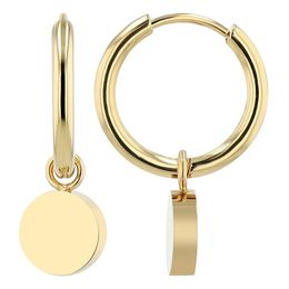 Adelia&acute;s Paar Ohrh&auml;nger ADELIA&acute;S "Damen Ohrh&auml;nger aus Edelstahl &Oslash; 12 mm", silber, Ohrringe, Damen, Damen, Edelstahl