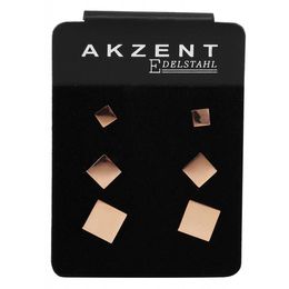 Adelia&acute;s Paar Ohrh&auml;nger ADELIA&acute;S "Damen Ohrstecker aus poliertem Edelstahl", silber, Ohrringe, Damen, Damen, Edelstahl