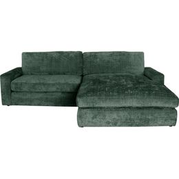 Ecksofa Alina "Monma", tannengr&uuml;n hnu 353, B:284cm H:84cm T:172cm, Boucle HNU (90%Polyester 10% Rayon), Sofas, Ecksofa, kann auch spielgelverkehrt aufgebaut werden