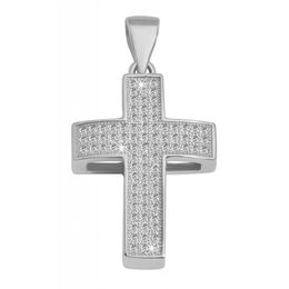 Adelia&acute;s Kettenanh&auml;nger ADELIA&acute;S "modischer Kreuz Anh&auml;nger aus 925 Sterling Silber", silber, Schmuckanh&auml;nger, Damen, Silber 925 (Sterlingsilber), Kettenanh&auml;nger