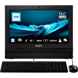 MSI All-in-One PC "PRO AP162T ADL", schwarz, FreeDOS, 4 GB RAM 128 GB SSD, Desktop-PCs