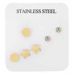 Adelia&acute;s Paar Ohrh&auml;nger ADELIA&acute;S "Damen Ohrstecker aus Edelstahl", silber, Ohrringe, Damen, Damen, Edelstahl