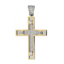 Adelia&acute;s Kettenanh&auml;nger ADELIA&acute;S "hochwertiger Kreuz Anh&auml;nger aus Edelstahl", silber, Schmuckanh&auml;nger, Damen, Edelstahl, Kettenanh&auml;nger
