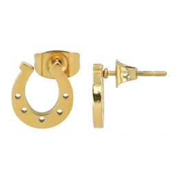 Adelia&acute;s Paar Ohrh&auml;nger ADELIA&acute;S "Damen Ohrstecker aus poliertem Edelstahl", silber, Ohrringe, Damen, Damen, Edelstahl