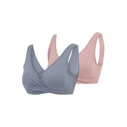 Lindex Maternity Nursing Bra female Blue, Pink size S
