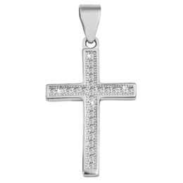 Adelia&acute;s Kettenanh&auml;nger ADELIA&acute;S "modischer Kreuz Anh&auml;nger aus 925 Sterling Silber", silber, Schmuckanh&auml;nger, Damen, Silber 925 (Sterlingsilber), Kettenanh&auml;nger